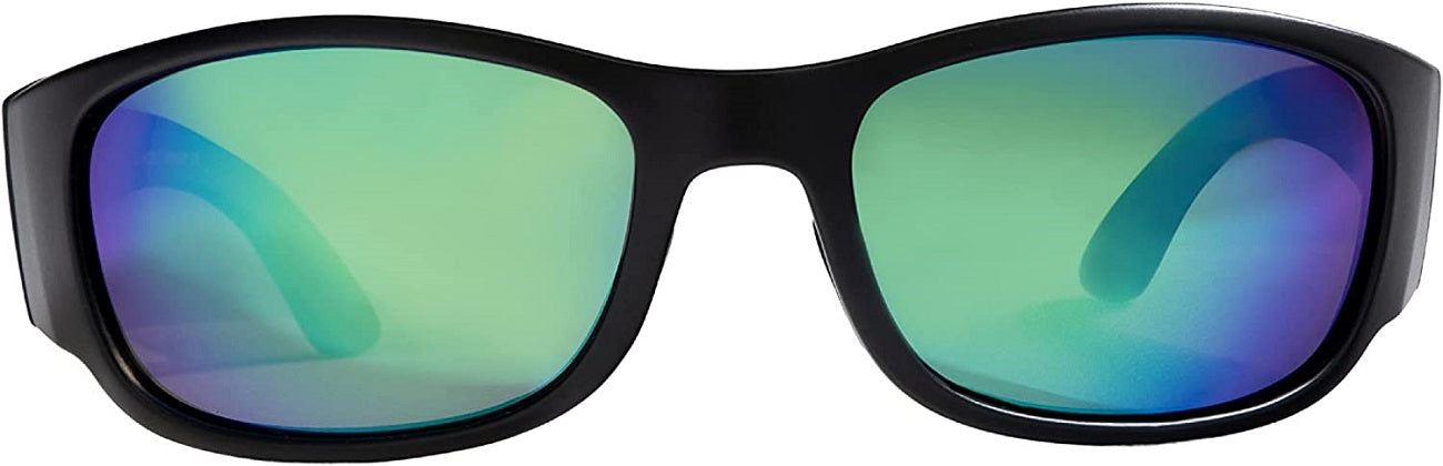 Rheos Floating Bahias Gunmetal Frame Emerald Lens