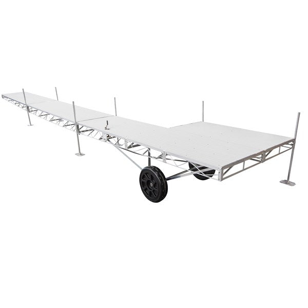 Hewitt 4'X48' Wheel End With 8' "L" Aluminum-White D0AA48L8