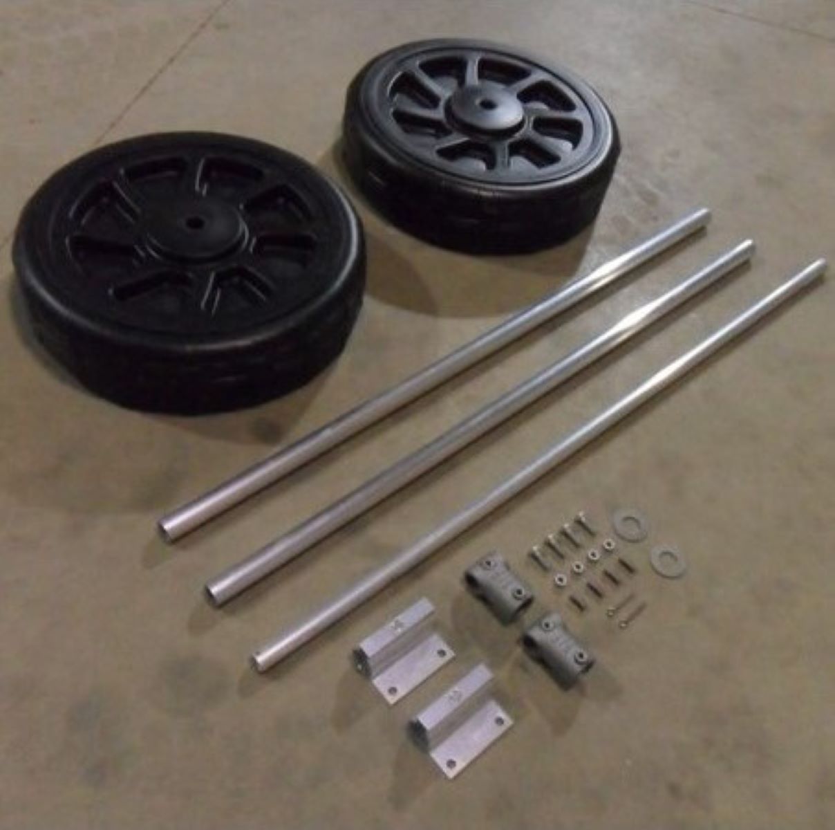 4' Adjustable Shore End Helper Wheel With Pipe